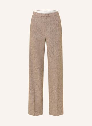 Vince Vince Marlenehose Aus Tweed beige