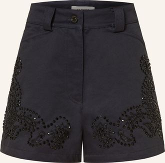 Sandro Sandro Shorts Mit Schmucksteinen blau
