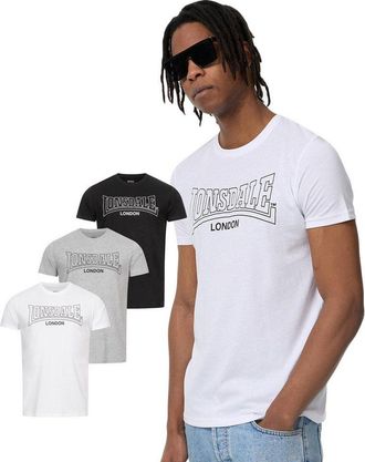 Lonsdale T-Shirt Lonsdale Dreierpack T-Shirts Beanley (Set, 3er-Pack) 3er Pack