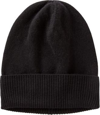 Benetton Berretto in Maglia 1002da010 Chapeau, Noir, Taille Unique Femmes