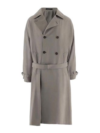 Giorgio Armani Trenchcoat - Gr&uuml;n