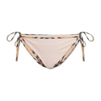 Burberry Femme, Maillots de bain, Rose, Taille: 42 FR Culotte de bikini &agrave; bordure &agrave; carreaux