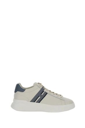 Hogan Low-Top Sneaker - H580 Lace-Up H Profile - Gr. 7_5 - in Wei&szlig; - f&uuml;r Damen
