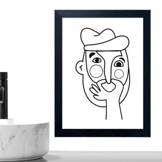 Generic Lustige Badezimmer Bilder | 30 x 40 cm Ungerahmtes Humorvoll Poster,Spa&szlig; Wandkunst Badezimmerbilder - F&uuml;r B&uuml;ro Wohnung StudentenHotel WC