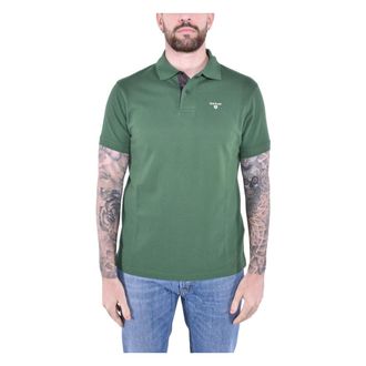 Barbour Homme, Tops, Vert, Taille: L Polo Tartan Piquet