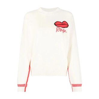 Sonia Rykiel Casual Wei&szlig;e Wollpullover - - Knitwear - Damen - Wei&szlig; - L