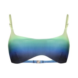 Casablanca Femme, Maillots de bain, Vert, Taille: 42 FR Haut de bikini imprim&eacute; &agrave; motif d&eacute;grad&eacute;