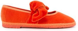 Flabelus Ballerines Lyra velours en coton