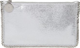 Stella McCartney Femme, Sacs, Gris, Taille: ONE Size Falabella Chain-trim Clutch