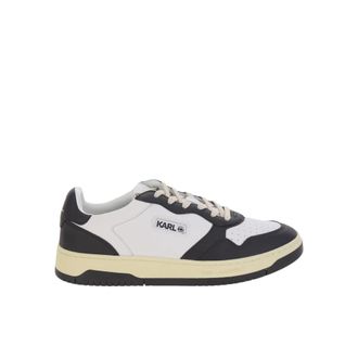 Karl Lagerfeld Multicolor Leder Low Lace Sneakers - - Shoes - Herren - Wei&szlig; - 43 EU
