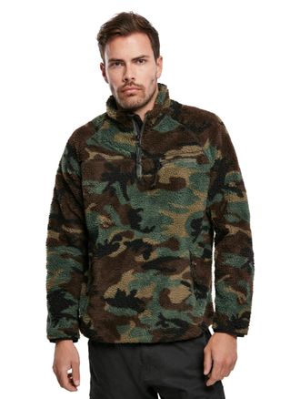 Brandit Teddyfleece Troyer, Farbe: woodland, Gr&ouml;&szlig;e: 4XL