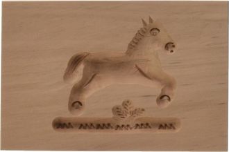 St&auml;dter 841253 Springerles- Model Backform, Holz, braun, 8 x 5,5 x 3 cm