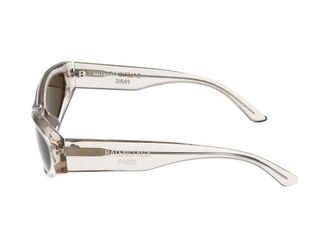 Balenciaga Womens Bb0387s Acetate Cat-Eye Sunglasses Beige