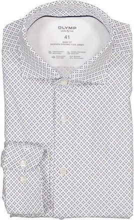 Olymp Herren Hemden blau gemustert