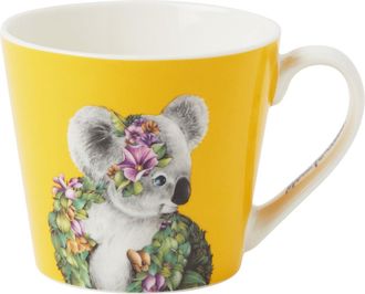 Maxwell & Williams DX1325 Kaffee-Becher rund Koala 370 ml - Porzellan-Tasse - Wild Planet, Tier-Motiv bunt, Geschenkbox