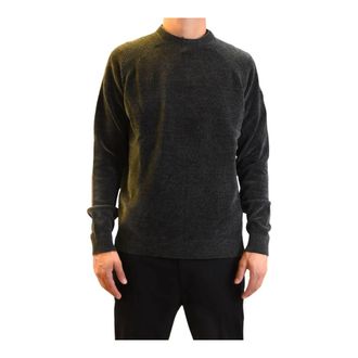 Roberto Ricci Design Velvet Round Knit - - Knitwear - Herren - Grau - 3XL
