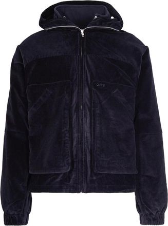 Arte Homme, Vestes, Bleu, Taille: XL Corduroy Technical Jacket