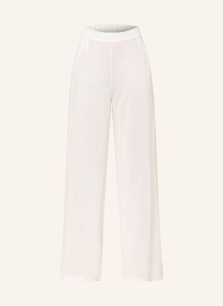 HUGO BOSS Schlafhose Flowy weiss