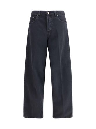 Haikure Womens Jeans Bethany Twill 45 Carbon Cotton