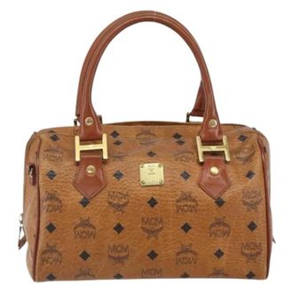 MCM Pre-owned Canvas Handbag - - Pre-owned - Damen - Braun - ONE SIZE