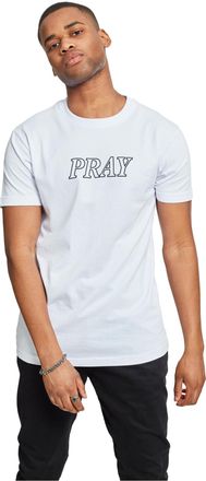 Mister Tee Herren T-Shirt Pray Hands Tee, Farbe white, Größe XL
