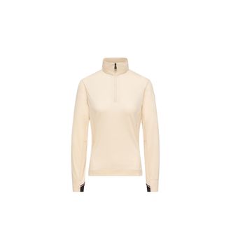 Moncler Moncler Wool & Silk Blend Polo Neck, Women, White, Size: Xl