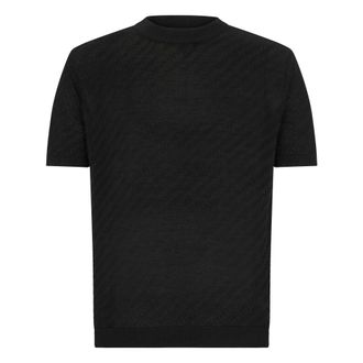 Emporio Armani Homme, Pulls, Noir, Taille: XL Pull en laine vierge