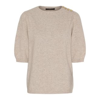 BTF-CPH Rundhals-Strickware - - Knitwear - Damen - Beige - M