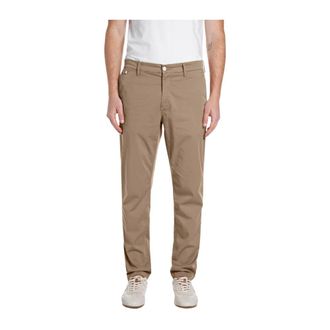 Replay Homme, Pantalons, Beige, Taille: W34 Benni Regular-Fit Chino