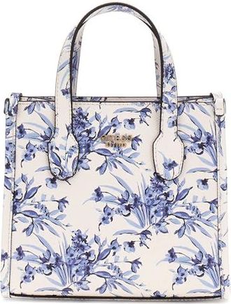 Guess Silvana Mini Two Compartment Tote Floral Multi