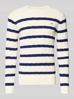GANT Slim Fit Pullover in Strick-Optik