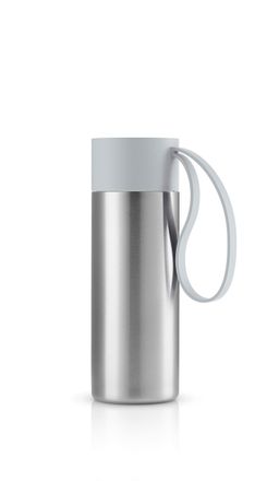 Eva Solo | To Go Cup 0,35l Marble grey | Doppelwandige Vakuum Thermoflasche | Marble grey | Edelstahl