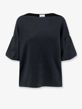 Nude Wool blend boat neck sweater - NUDE - gender_Woman