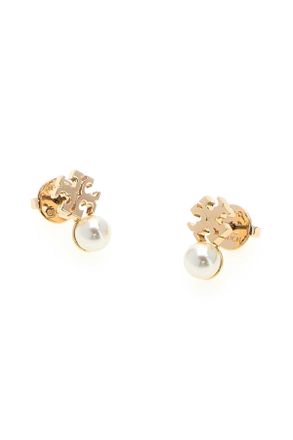 Tory Burch Womens Gold Metal Moondance Earrings Brass