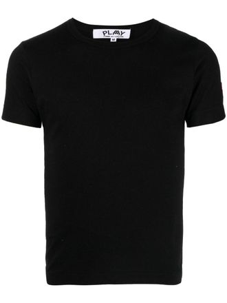Comme Des Gar&ccedil;ons t-shirt &agrave; patch brod&eacute; - Noir