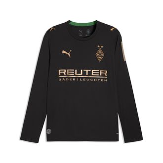 Puma Borussia M&ouml;nchengladbach 26/27 Langarm-Ausw&auml;rtstrikot Herren, Accessoires, Schwarz, 3XL