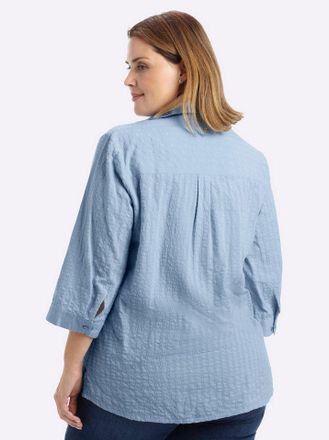 Sheego Klassische Bluse Tunika 3/4-Arm