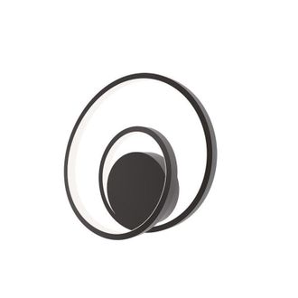 Luce-Ambiente-Design Led Wall Light Lieve in Black Aluminum 15w With CCT Switch 30x11 Cm