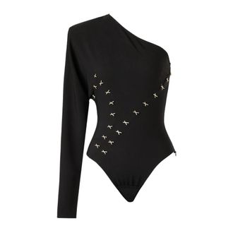 Genny Top - - Tops - Damen - Schwarzk - S