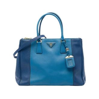 Prada Pre-owned Saffiano Lux Galleria Tote - - Pre-owned - Damen - Blau - ONE SIZE