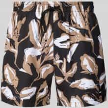 HUGO BOSS Regular Fit Badeshorts mit Mesheinsatz