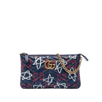 Gucci Pre-owned Wallet on Chain - Femme - Pre-owned - Bleu - Taille: ONE Size