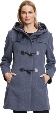 Gil Bret Damen Dufflecoat mit Kapuze Dunkelblau,42