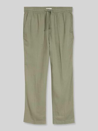 Tom Tailor Denim Regular Fit Hose aus Viskose-Leinen-Mix