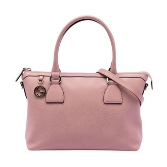 Gucci Sac bandouli&egrave;re en cuir Pre-owned - Femme - Pre-owned - Rose - Taille: ONE Size