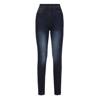 Philipp Plein Femme, Jeans, Bleu, Taille: W29 Jegging Super Taille Haute