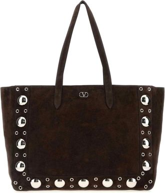 Valentino Garavani Homme, Sacs, Brun, Taille: ONE Size Sac Shopping Nellc&ocirc;te