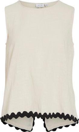 Vila Vimanda Wavy O-Neck S/L Top