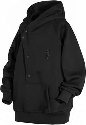 Generic Sweat a Capuche Homme Sweatshirt Hooded Hoodie Retro &agrave; Col Haut, Style Streetwear D&eacute;contract&eacute; Hip Hop pour Le Printemps et lAutomne