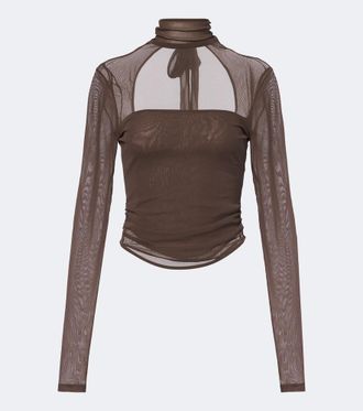 Christophe Lemaire Top aus Jersey